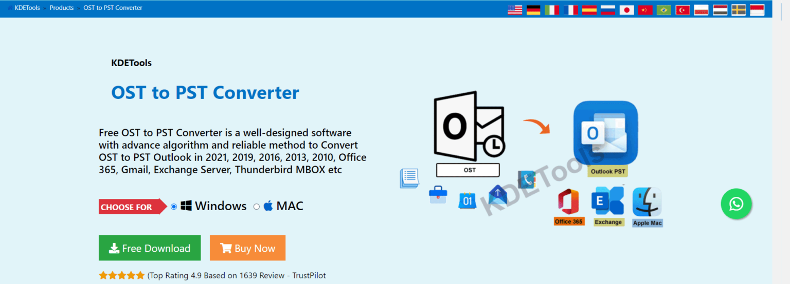 Best OST To PST Converter Online – KDETools Blogs