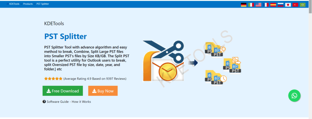 How to Split PST Files by Size in Outlook – KDETools Blogs